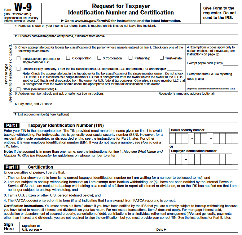IRS Form W-9 is a valuable tool for your business.